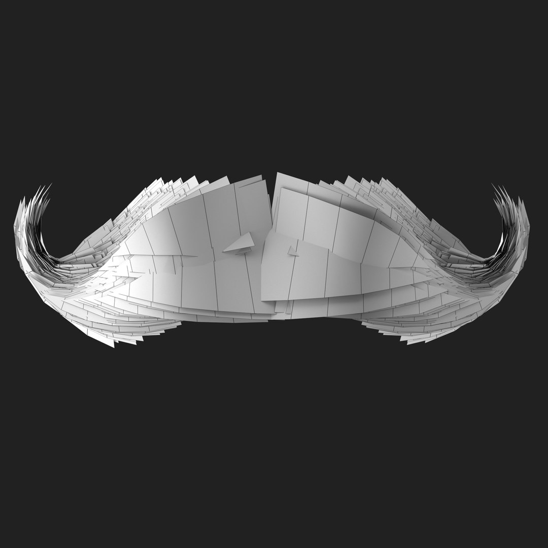 Mustache 1 3D Model - TurboSquid 1426111