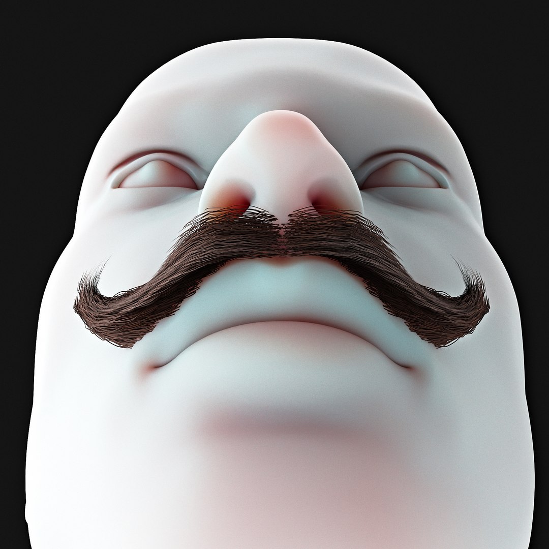 Mustache 1 3D Model - TurboSquid 1426111