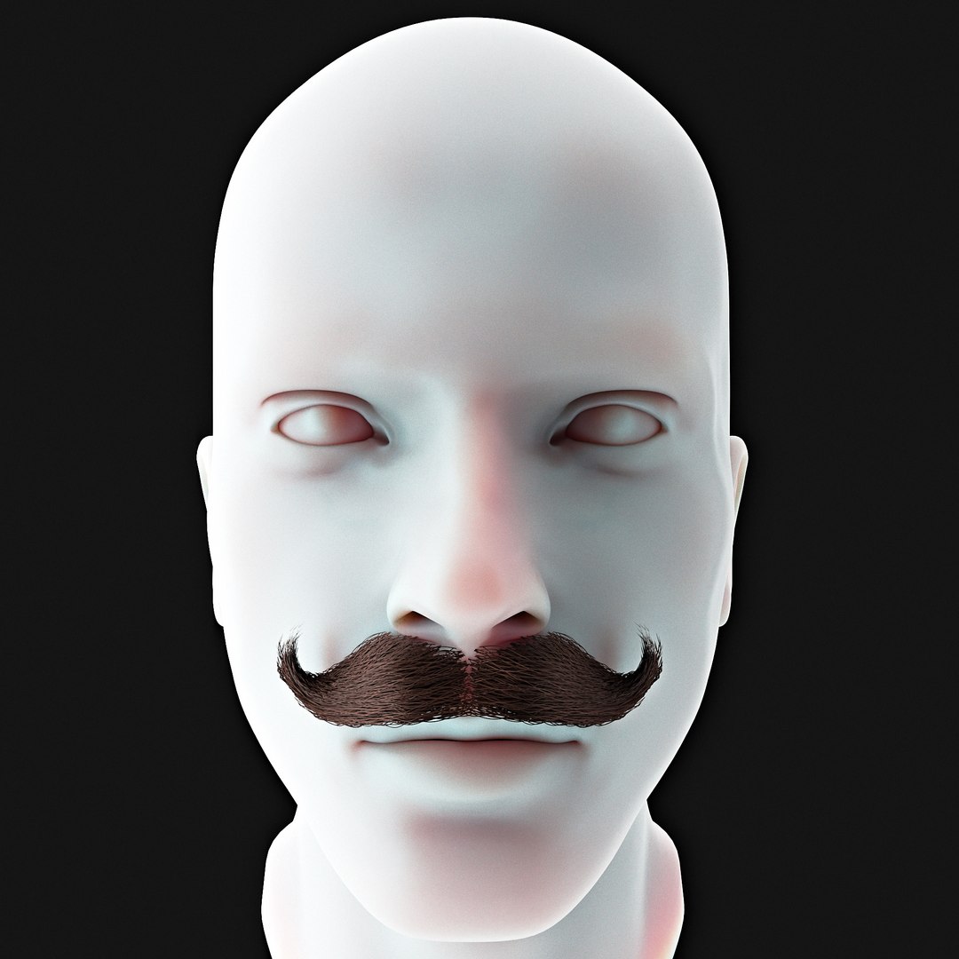 Mustache 1 3D Model - TurboSquid 1426111