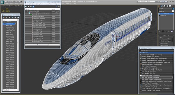 Shinkansen 500 locomotive 3D model - TurboSquid 1262414