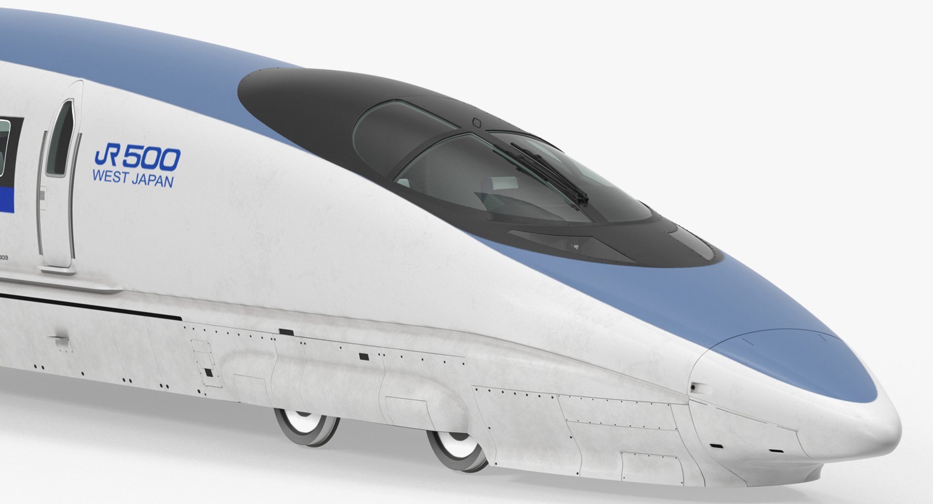 Shinkansen 500 Locomotive 3D Model - TurboSquid 1262414