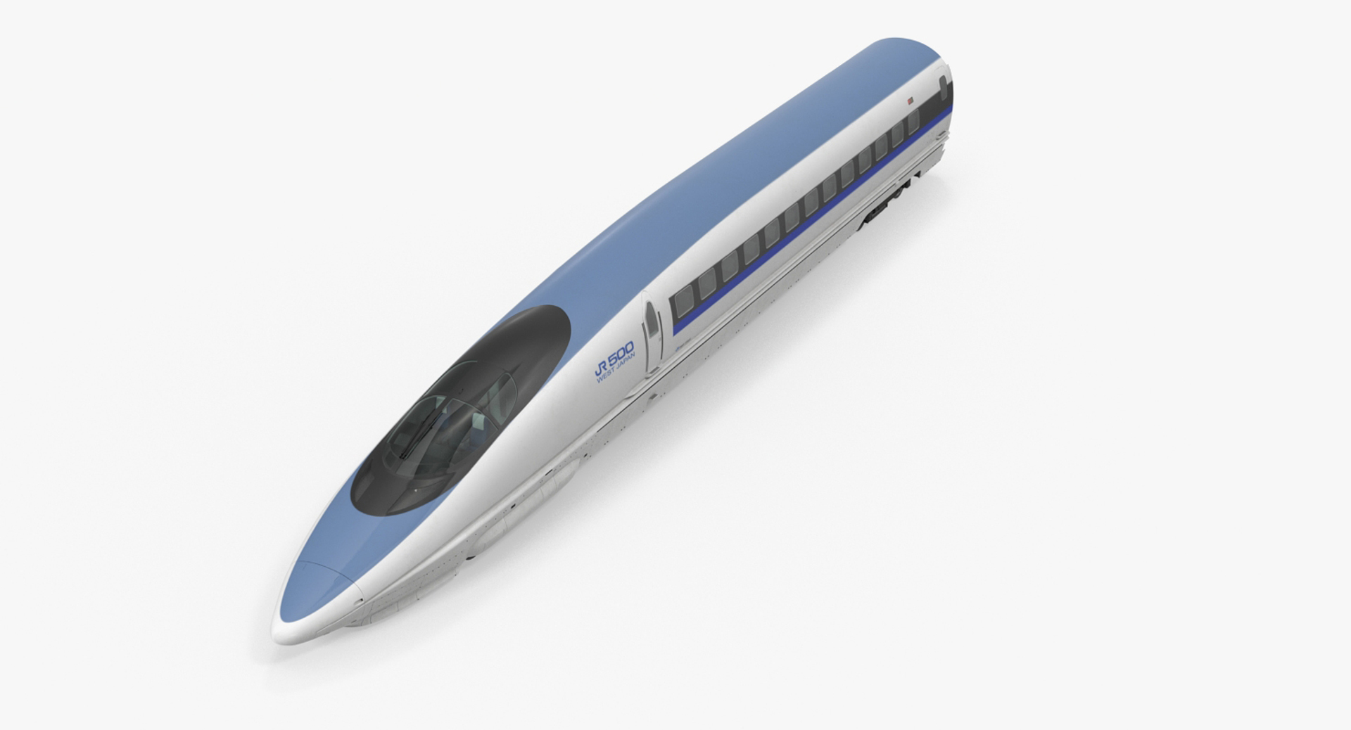 Shinkansen 500 Locomotive 3D Model - TurboSquid 1262414