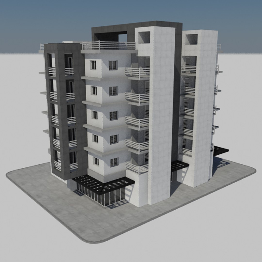 - hd modern apartment 3d model