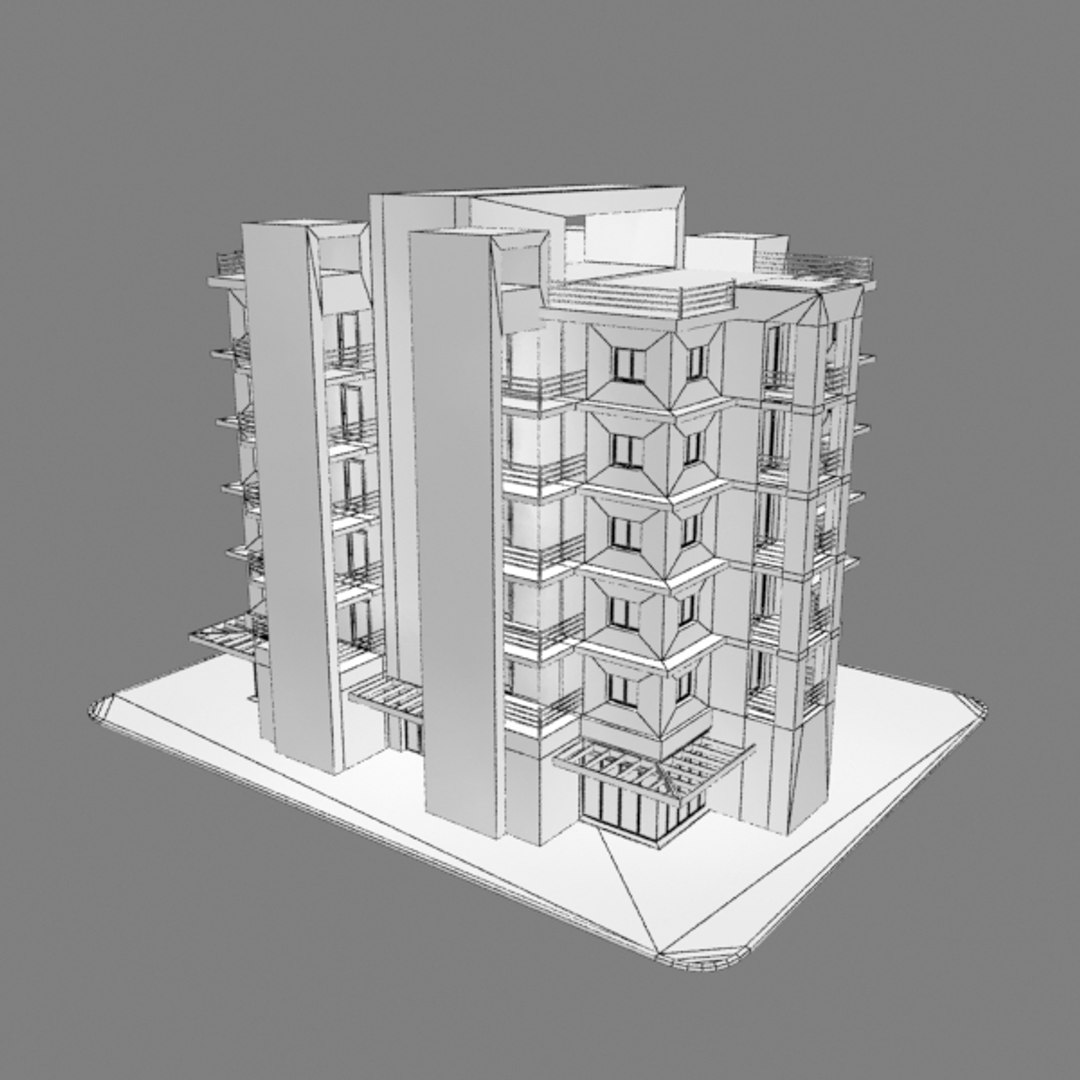 - hd modern apartment 3d model