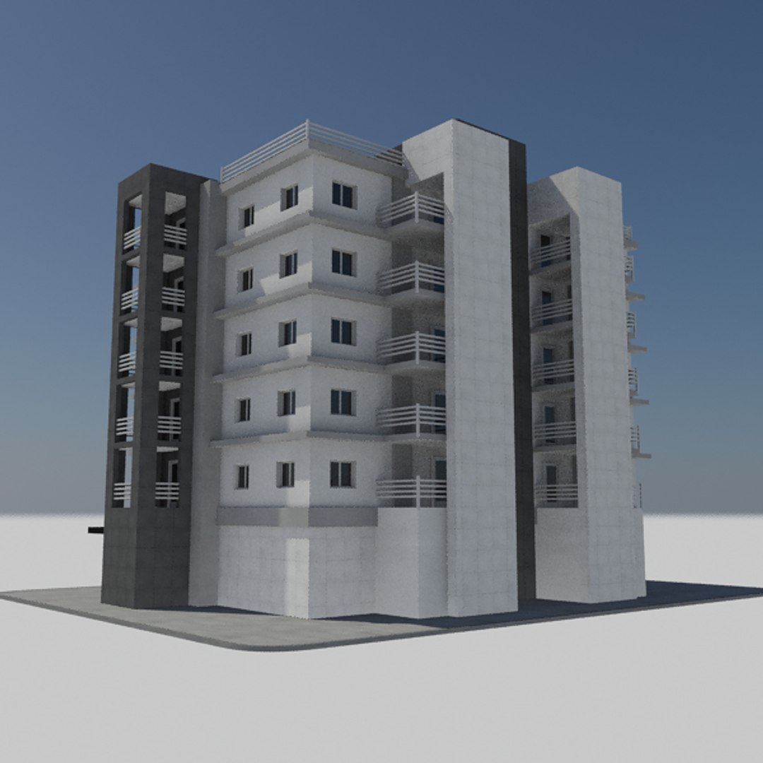 - hd modern apartment 3d model