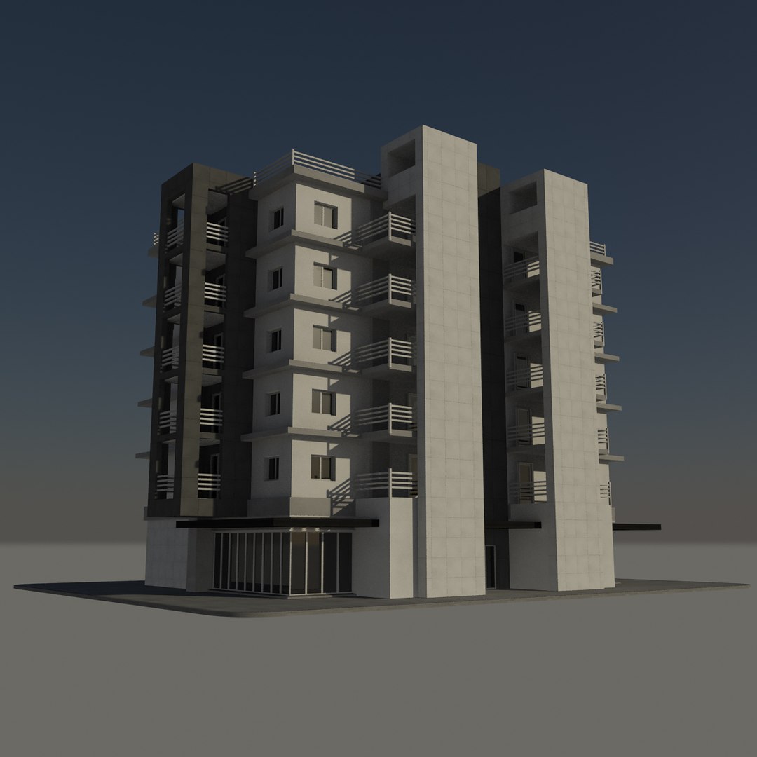 - hd modern apartment 3d model