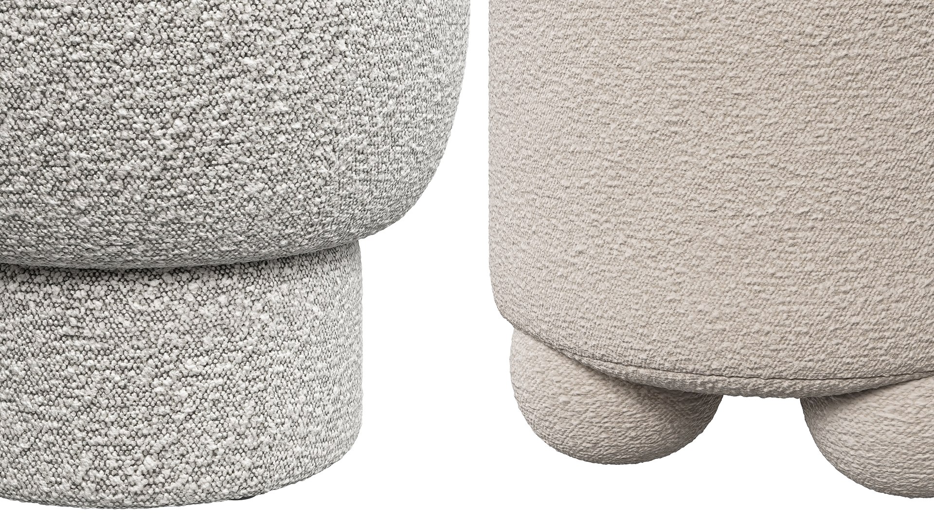 3D Corner Design Poufs Plush And Zua - TurboSquid 2345622