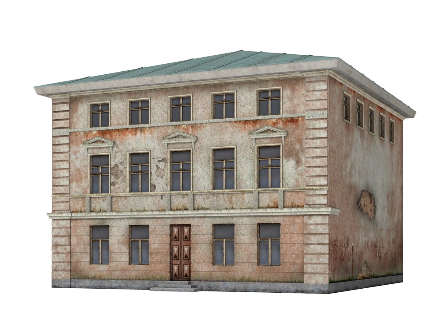 3d Model Old Building
