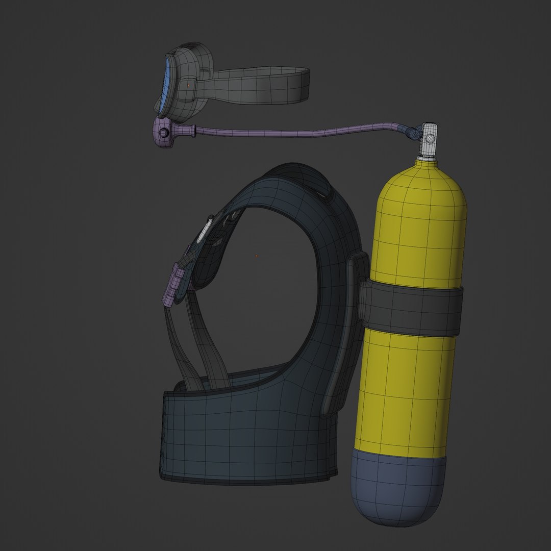 Scuba Diving Equipment 3D - TurboSquid 1937730