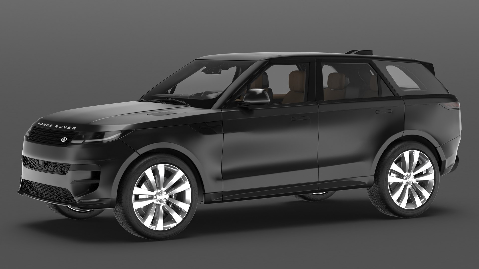 Black Range Rover Sport 2023 3D model - TurboSquid 2108565