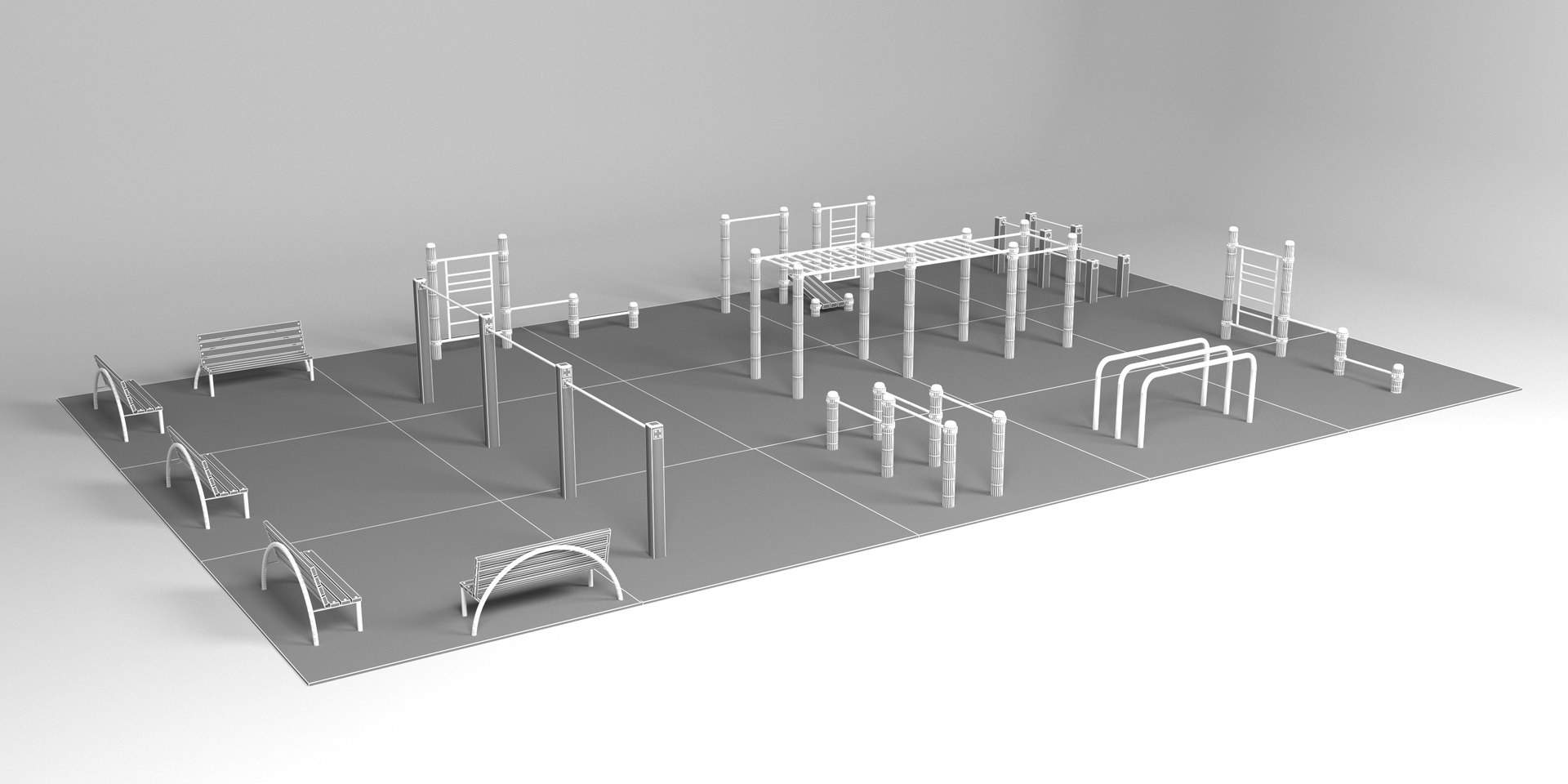 Sports Ground 3D Model - TurboSquid 1930695