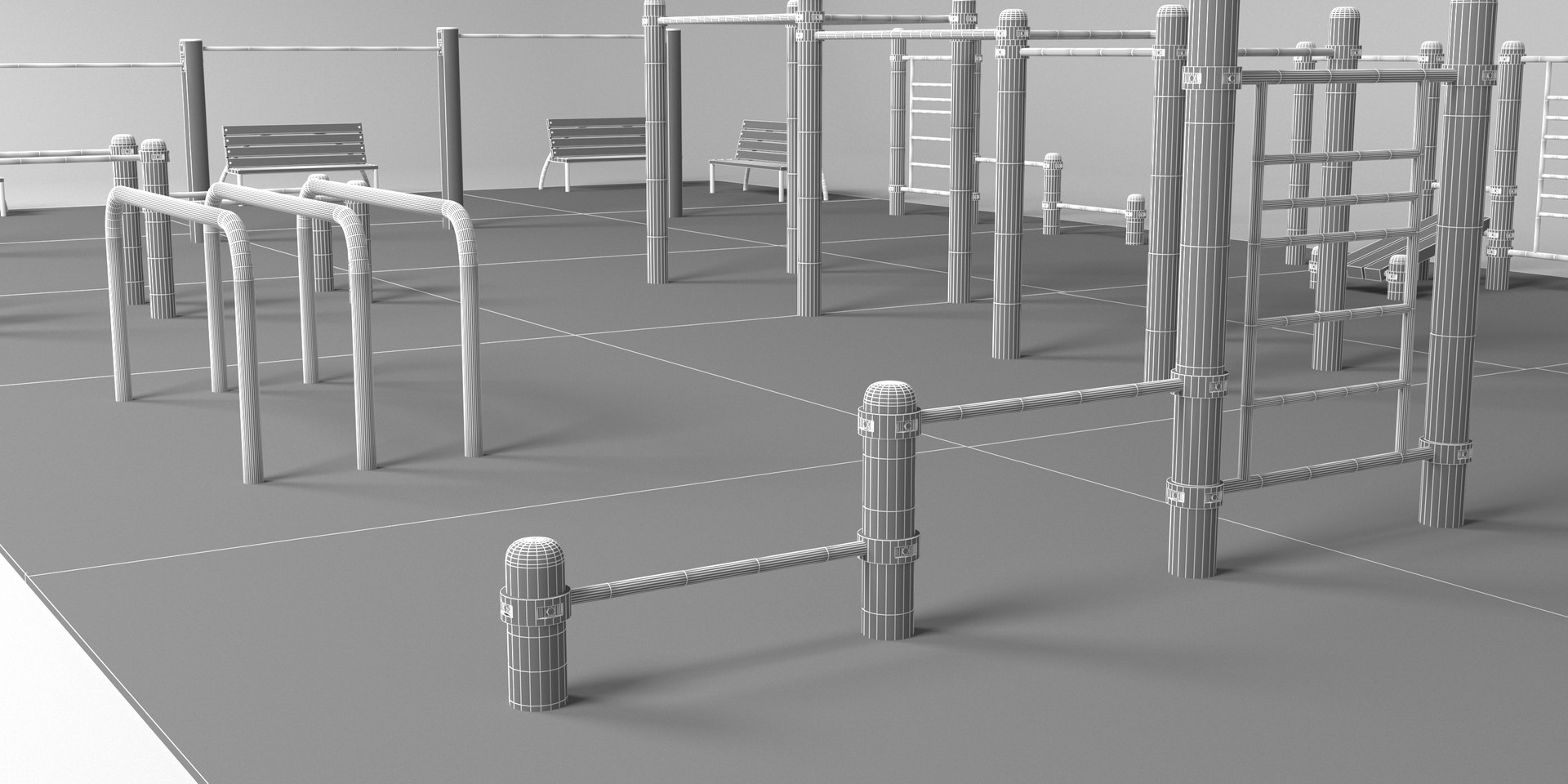 Sports Ground 3D Model - TurboSquid 1930695