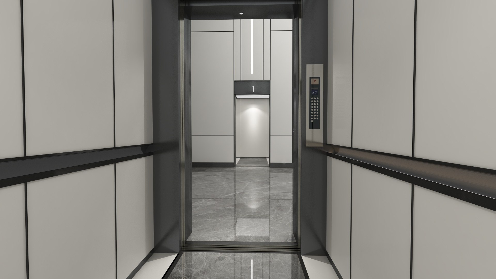 Elevator Hall 3D Model - TurboSquid 2210014