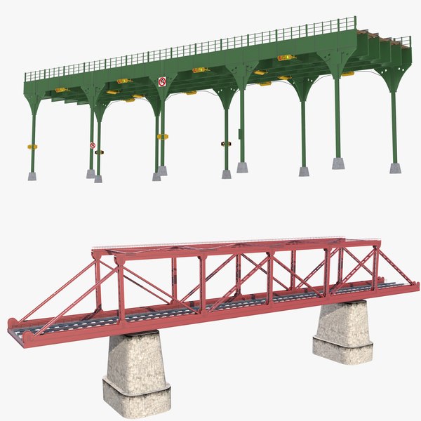 Railway Bridge 3D Models for Download | TurboSquid
