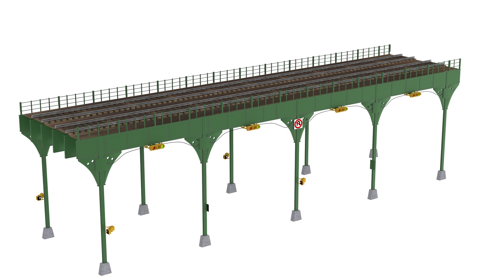 3D Railway Bridges Collection 2 - TurboSquid 2296705