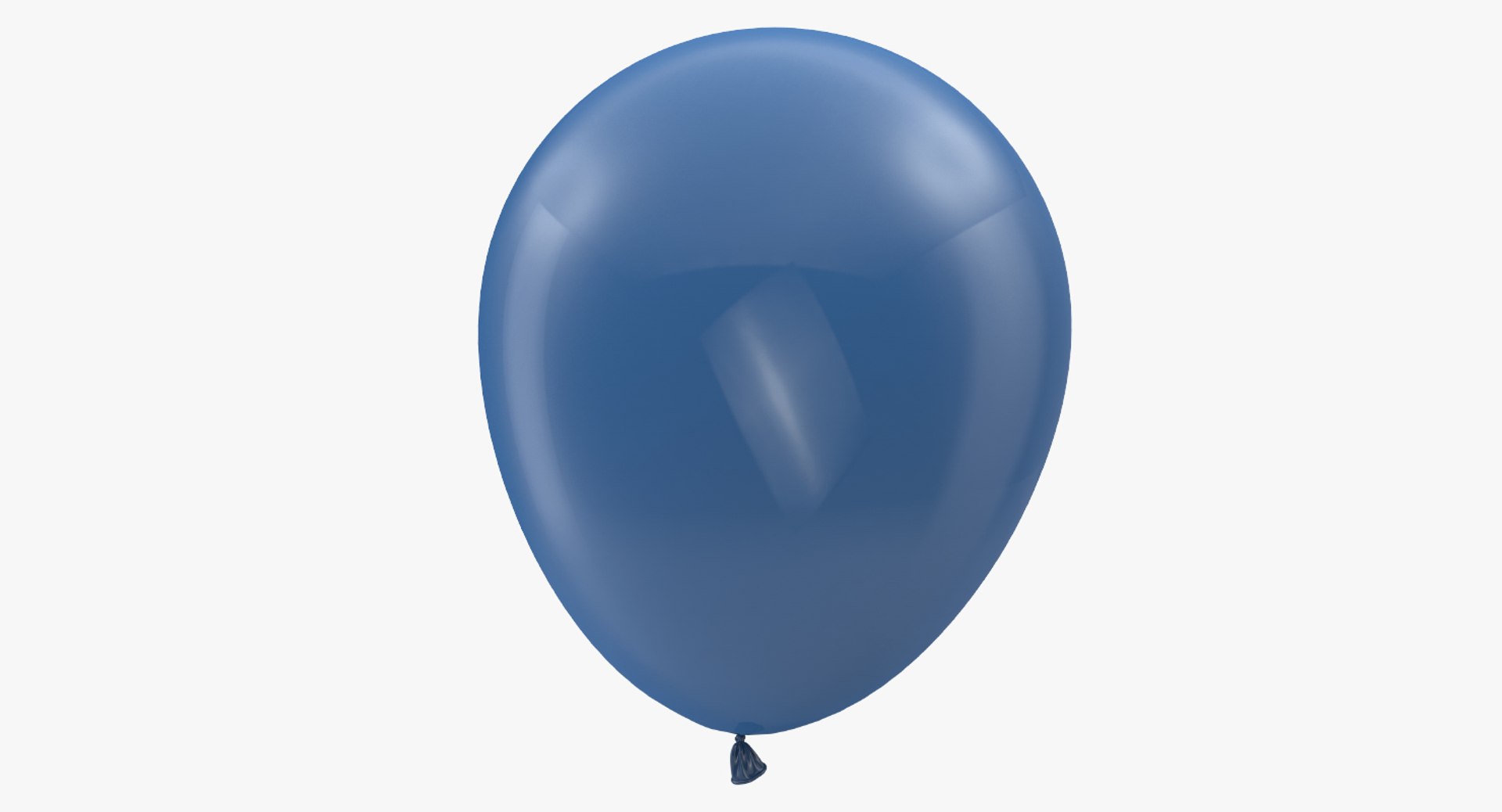 3D blue balloon model - TurboSquid 1253316