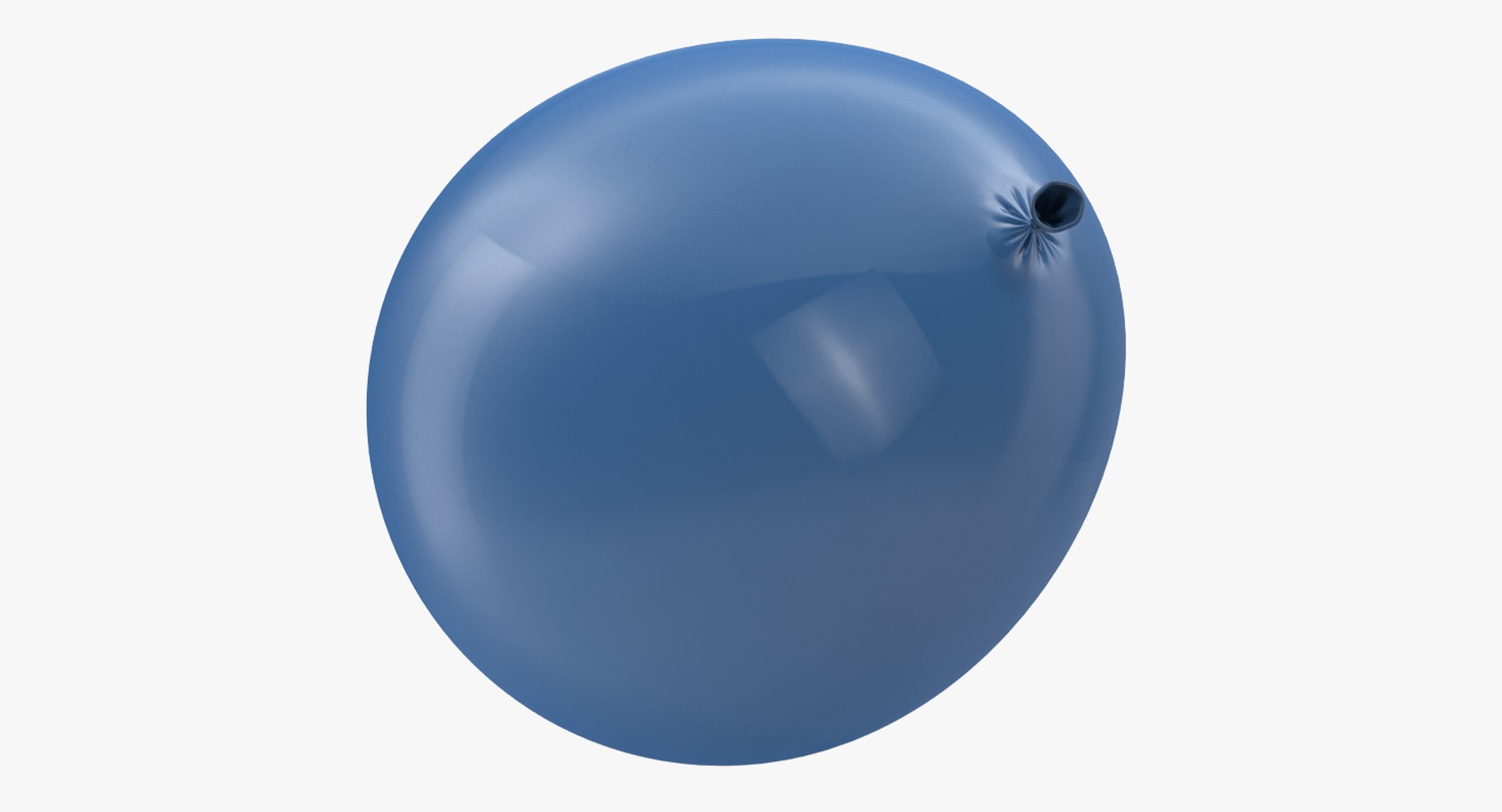 3D blue balloon model - TurboSquid 1253316