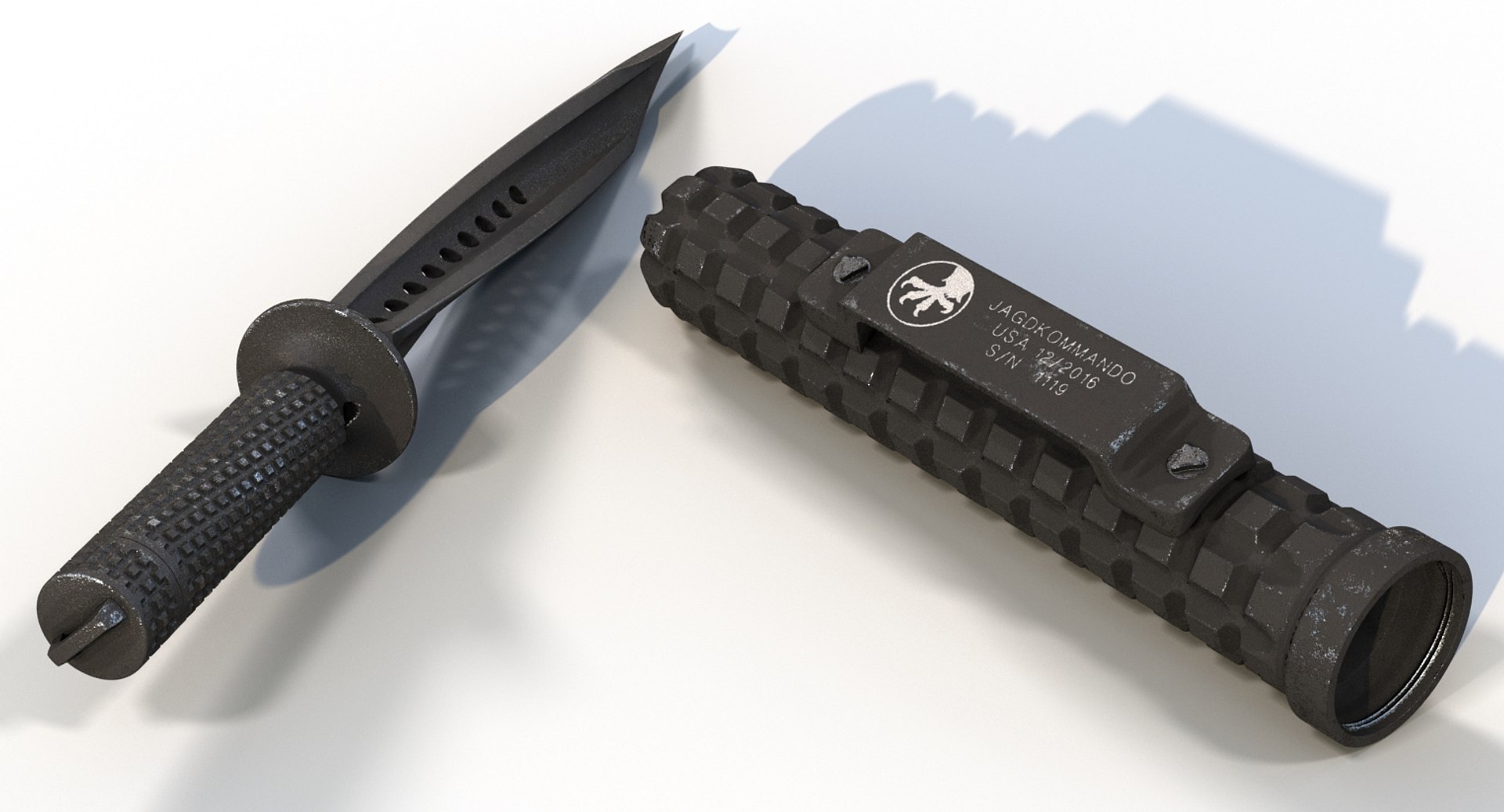 Knife Jagdkommando 3D Model - TurboSquid 1161226