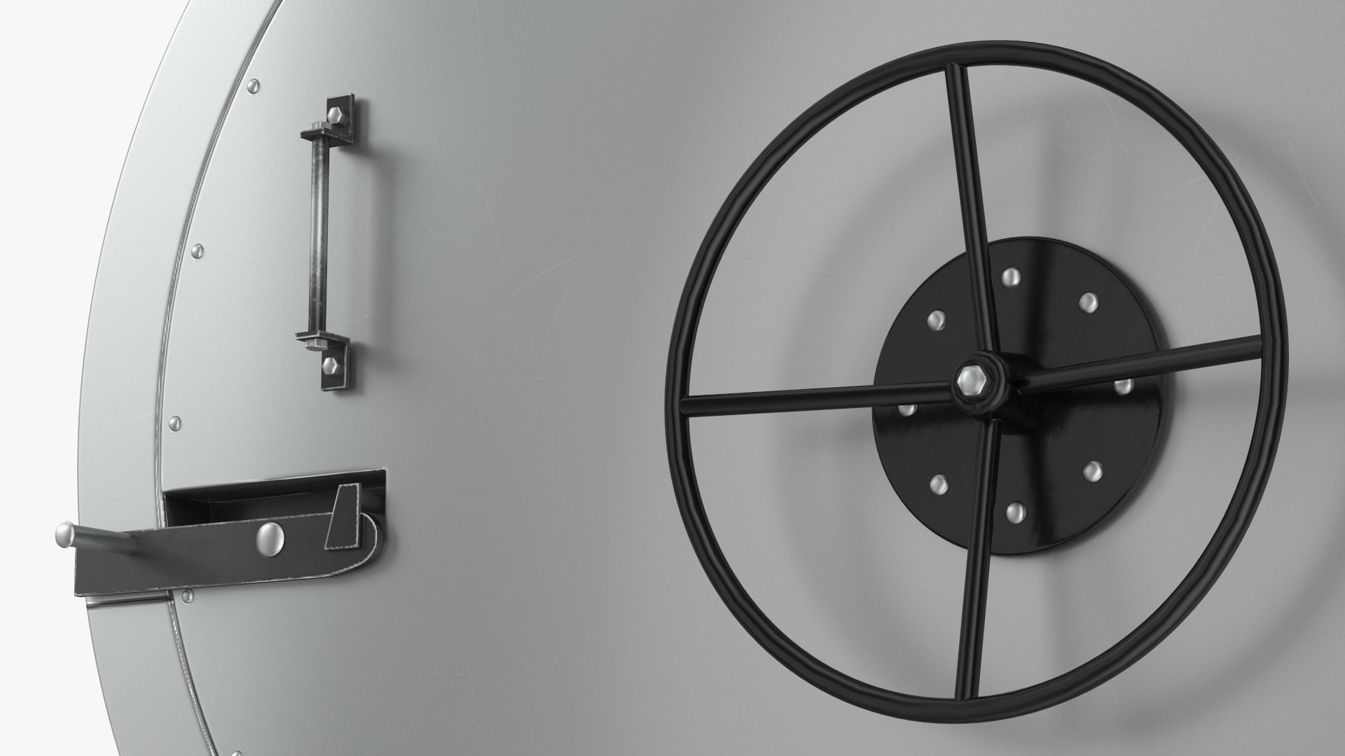 3D Round Bank Vault Door model - TurboSquid 1848634