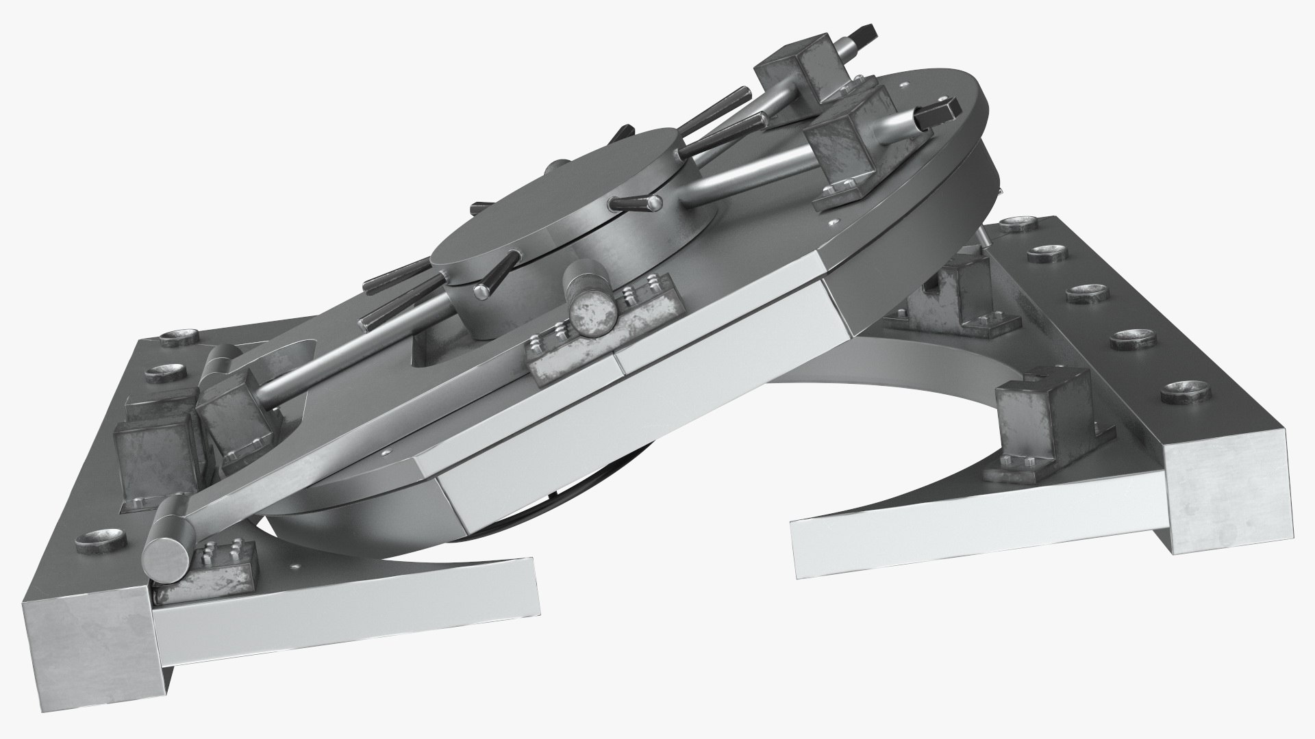 3D Round Bank Vault Door model - TurboSquid 1848634