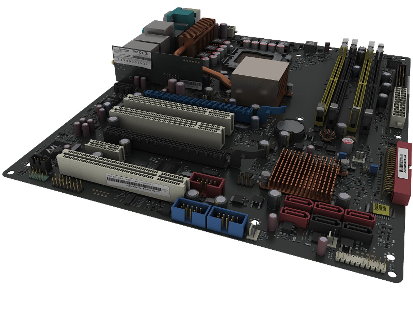 motherboard 3d blend