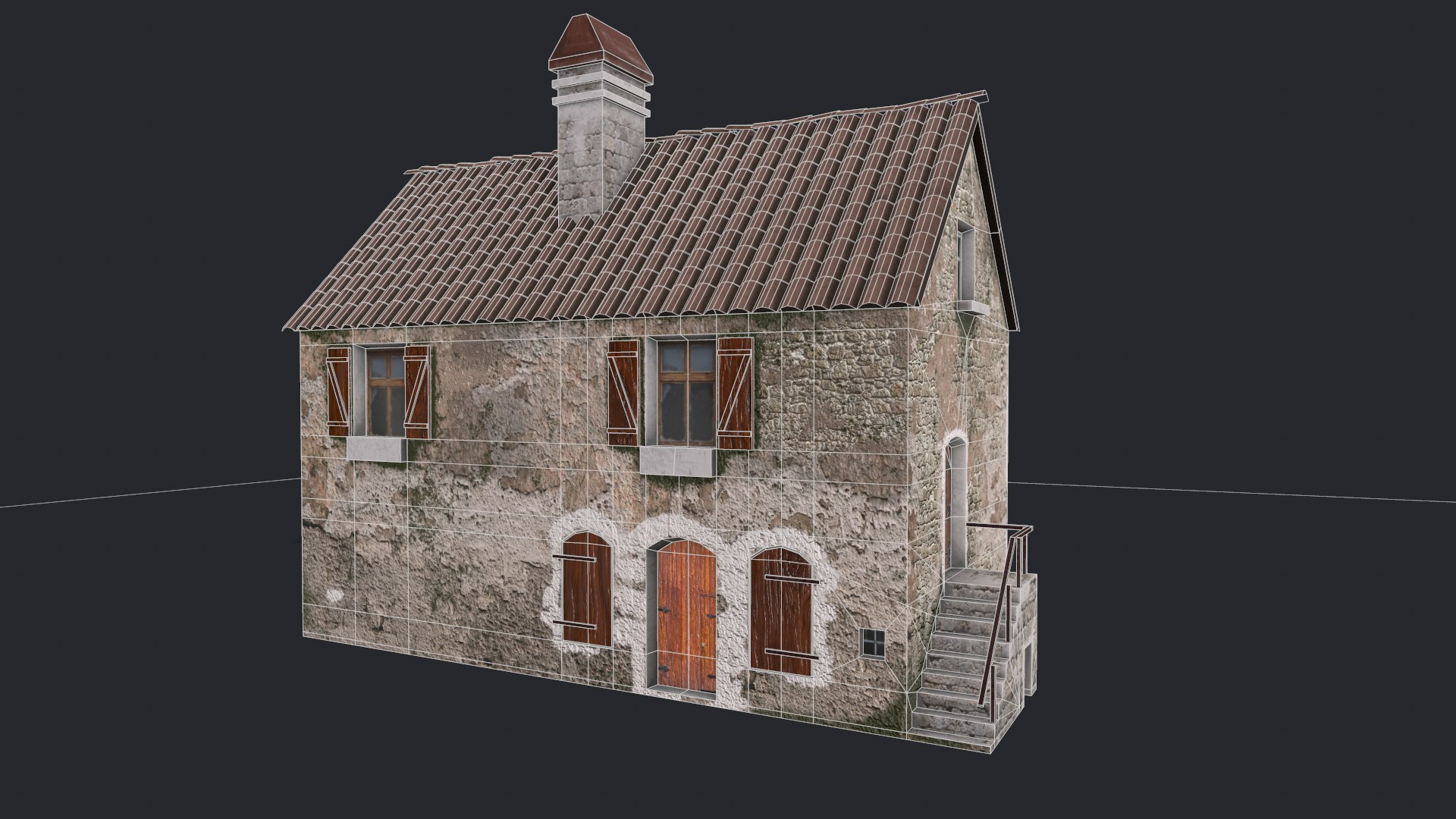Ww2 French Village 3D Model - TurboSquid 1633198