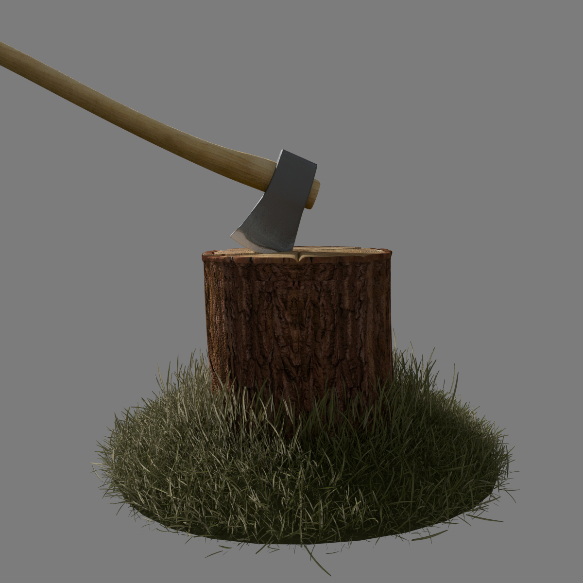 blender chopping block axe