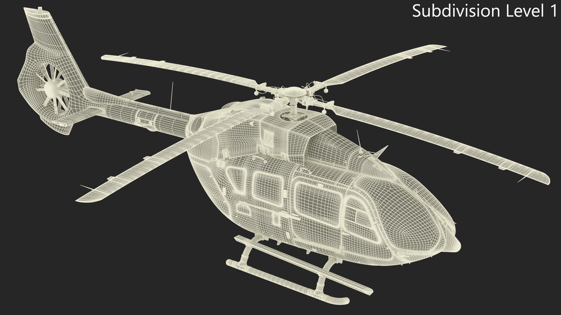 Eurocopter H145 Helicopter Rigged 3D Model - TurboSquid 2366162