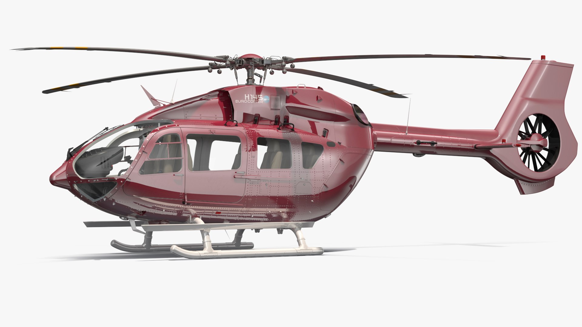 Eurocopter H145 Helicopter Rigged 3D Model - TurboSquid 2366162
