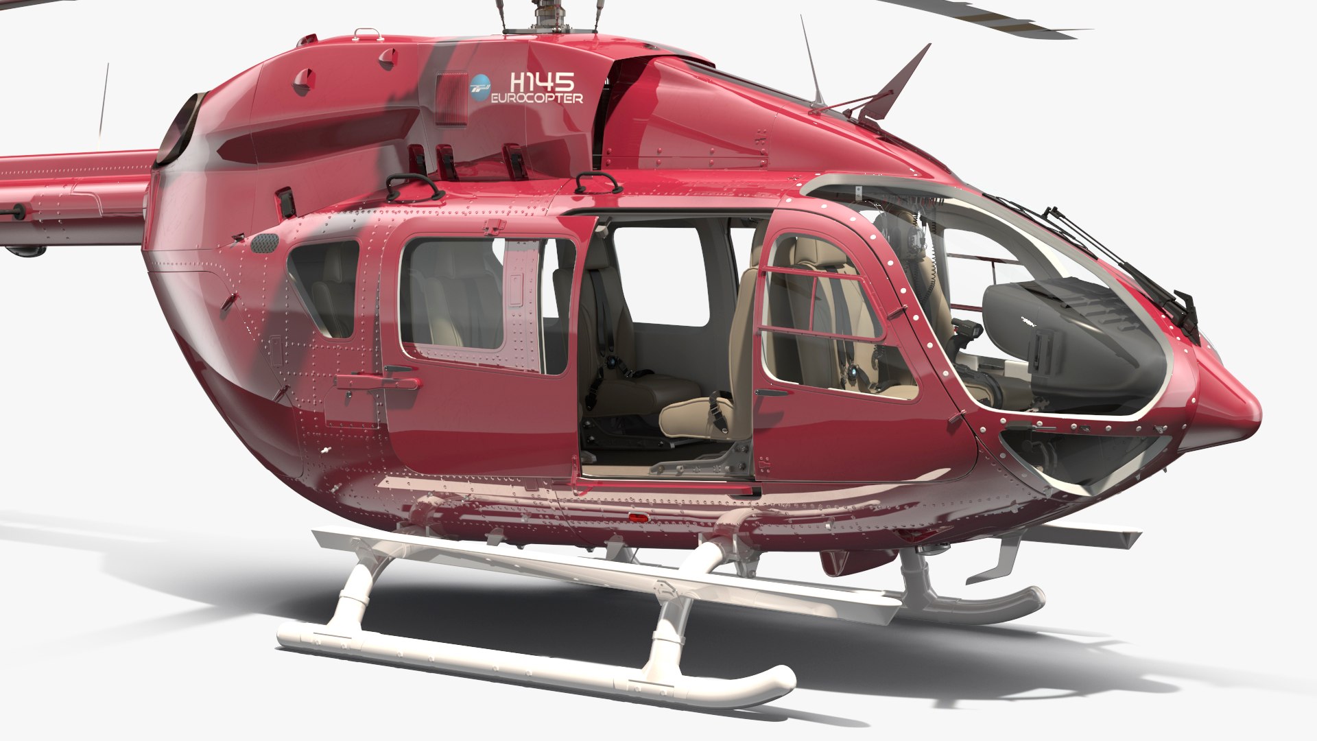 Eurocopter H145 Helicopter Rigged 3D Model - TurboSquid 2366162
