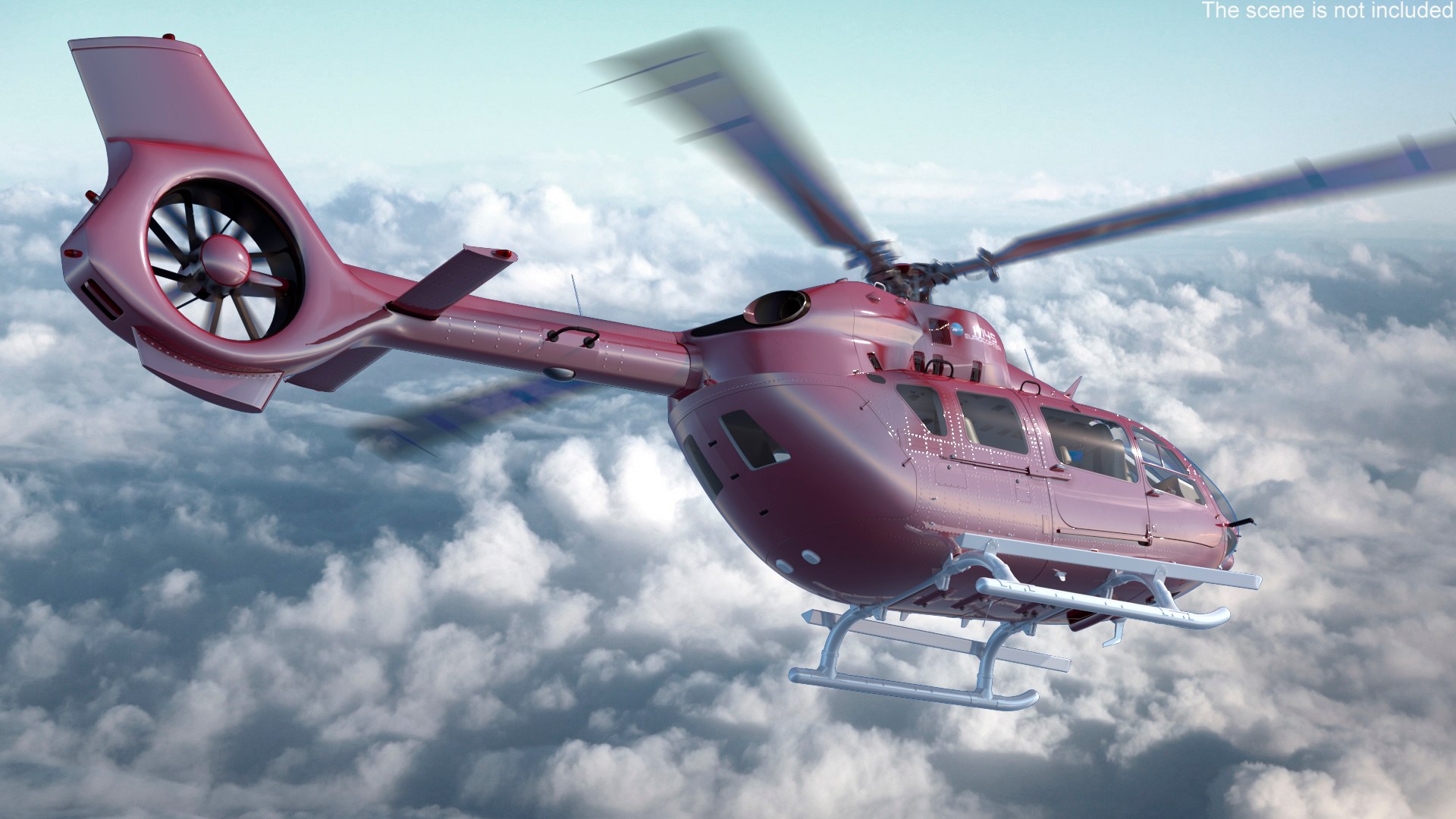 Eurocopter H145 Helicopter Rigged 3D Model - TurboSquid 2366162