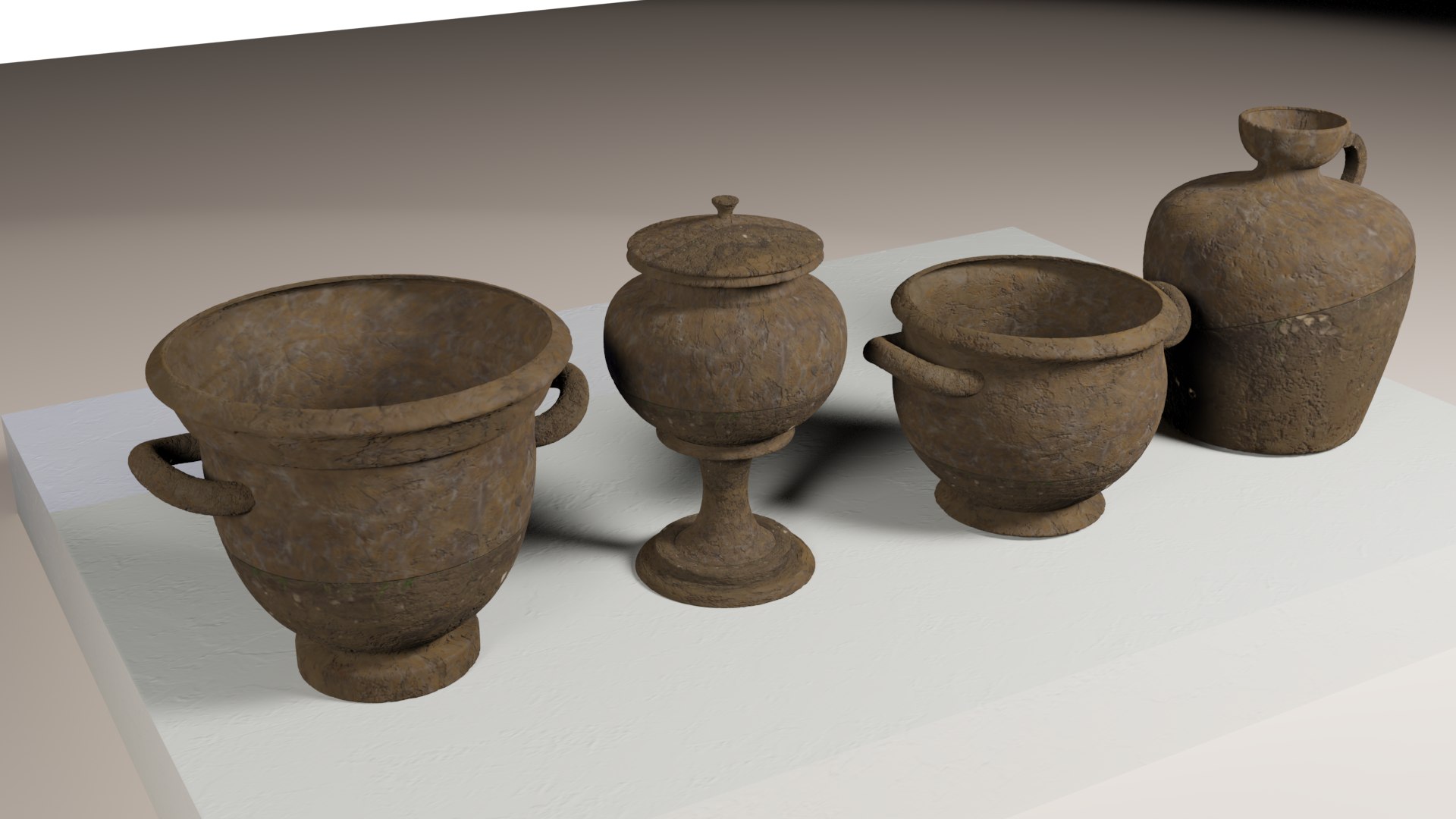 3D Greek Pottery - TurboSquid 1596137