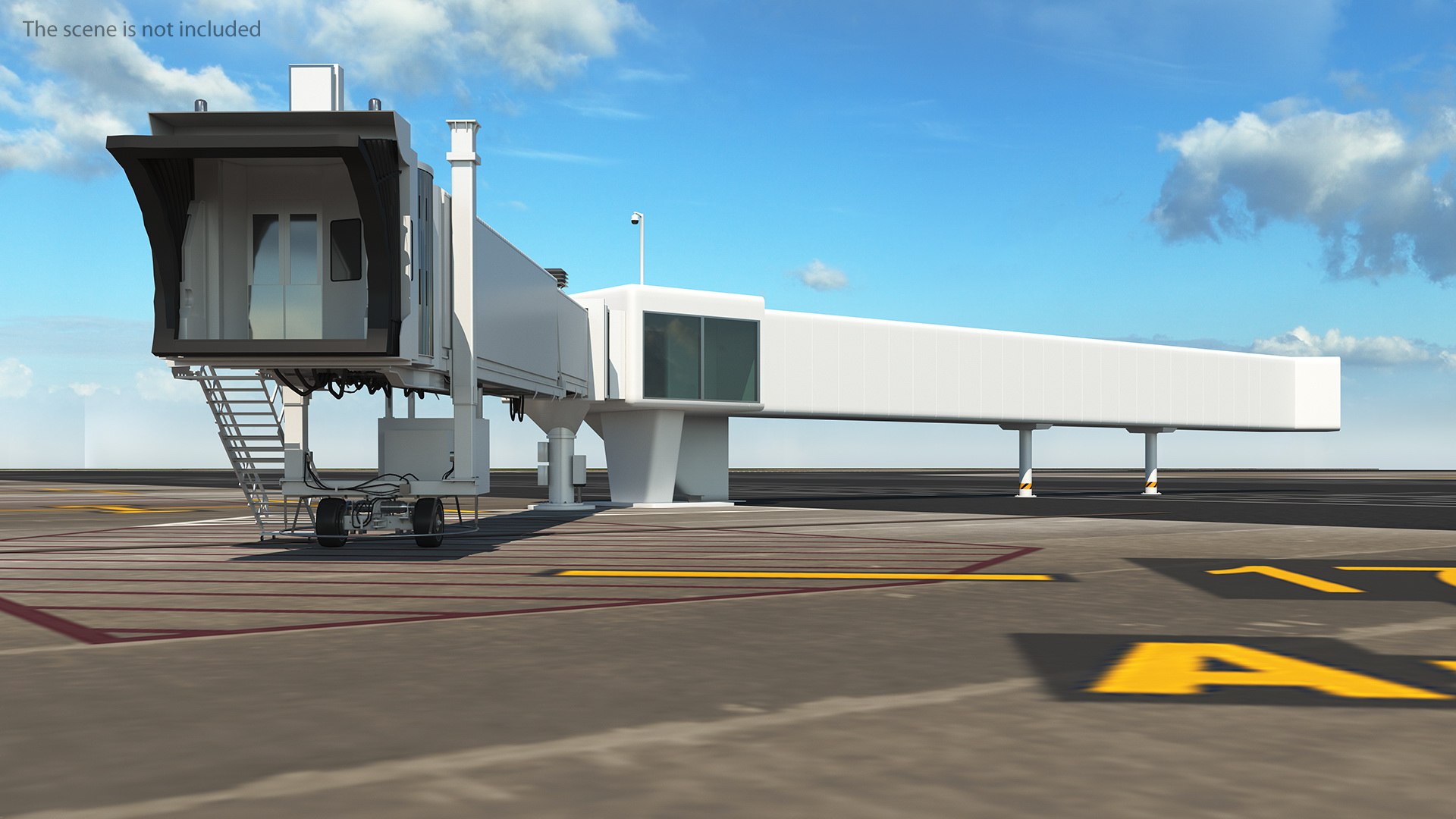 3D Airport Passenger Boarding Bridge Model - TurboSquid 1474060