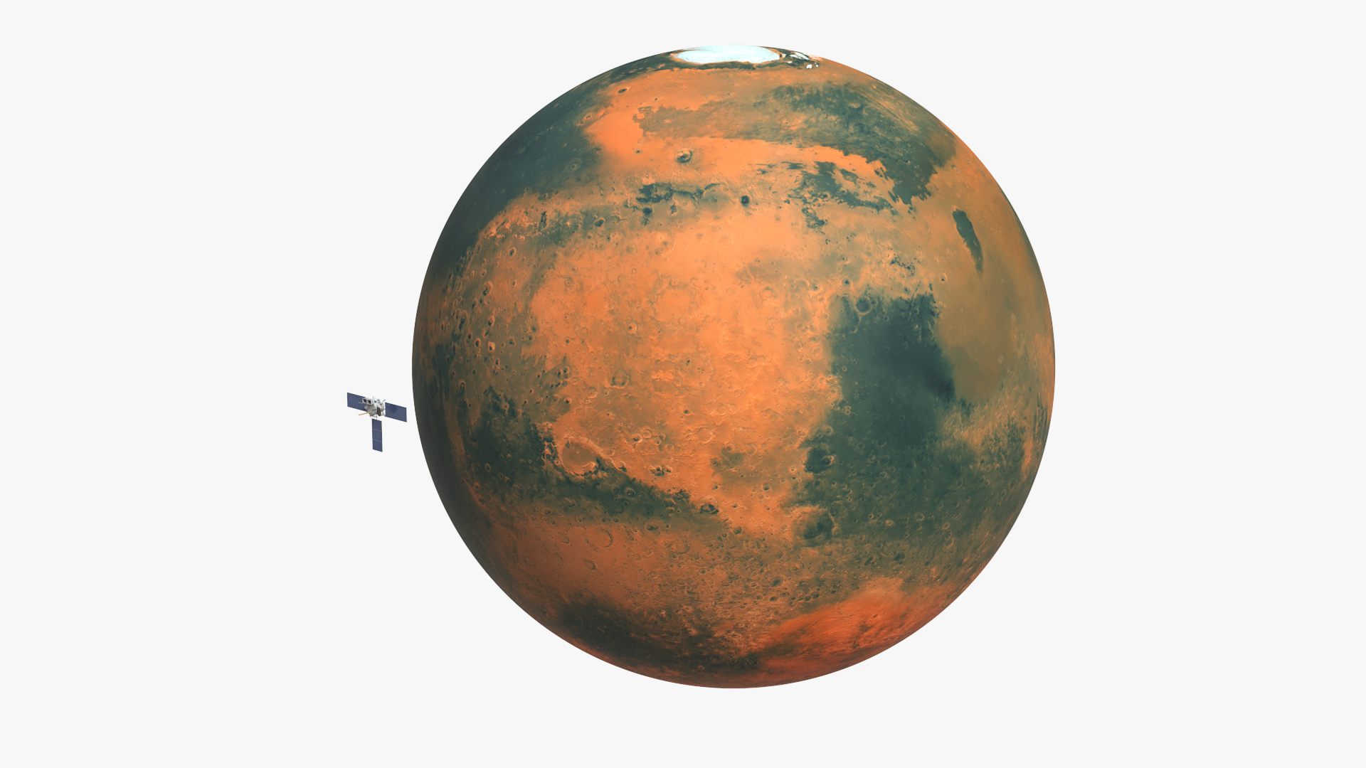 Mars Geostationary Operational Satellite Orbiting 3D Model - TurboSquid ...