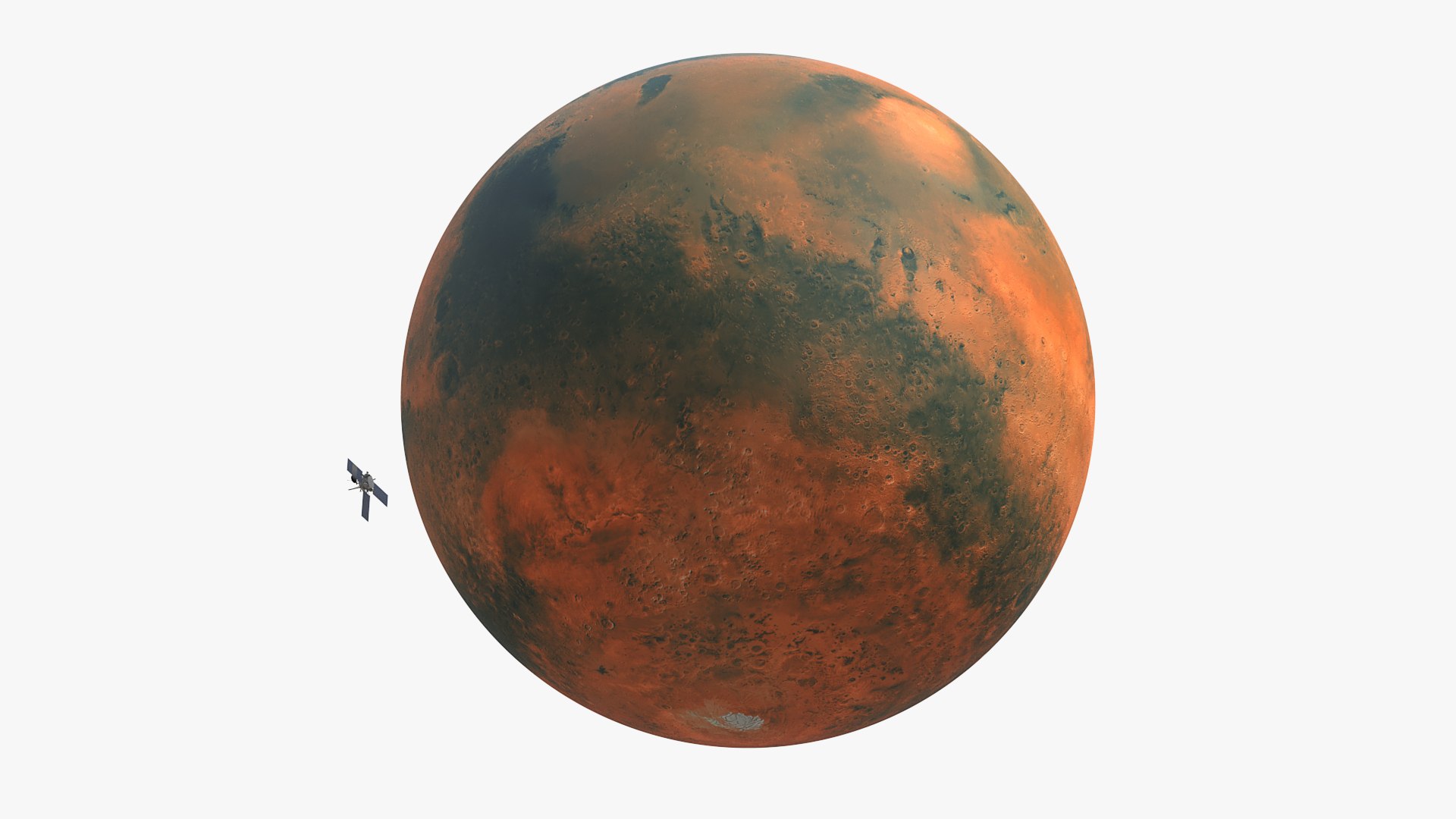 Mars Geostationary Operational Satellite Orbiting 3D Model - TurboSquid ...
