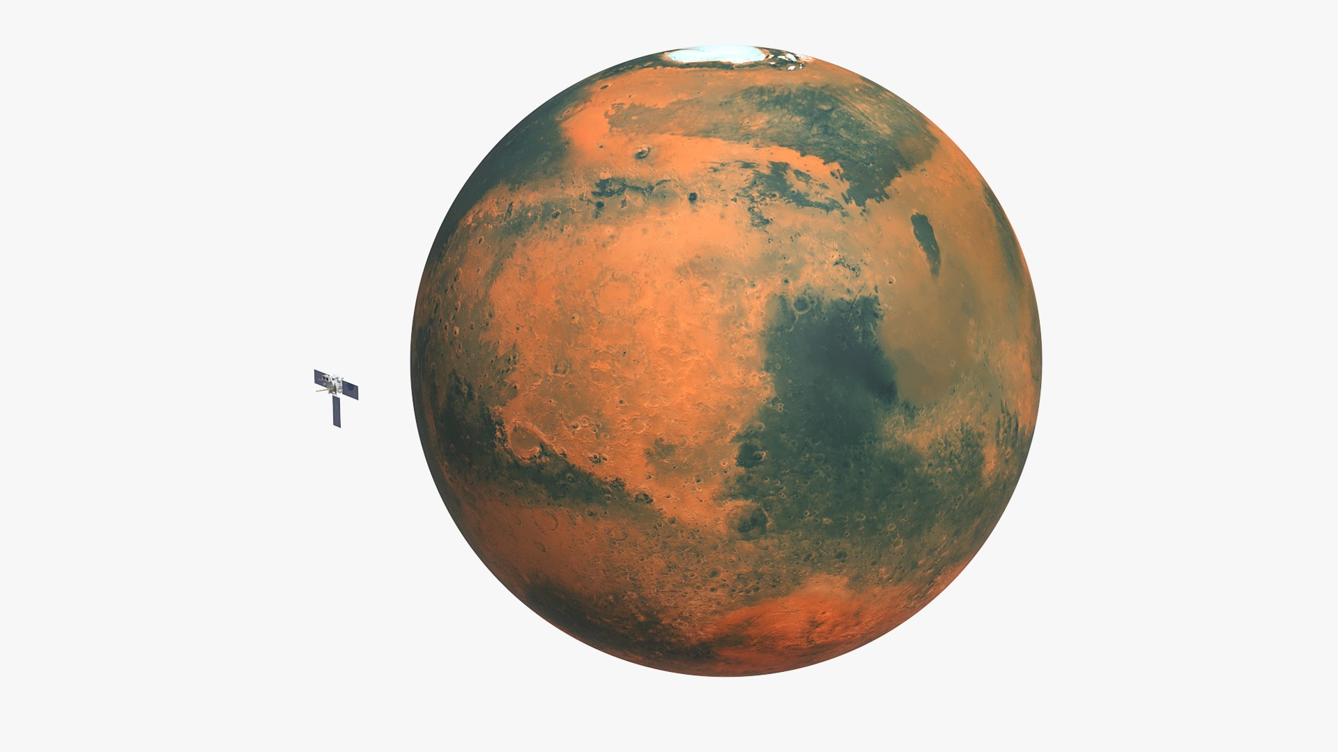 Mars Geostationary Operational Satellite Orbiting 3D Model - TurboSquid ...