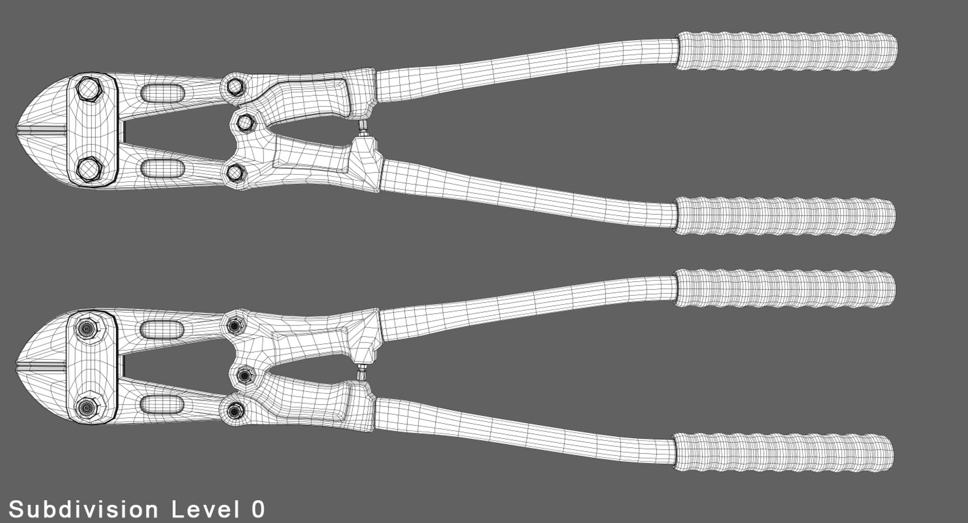 4k bolt cutter 3d model