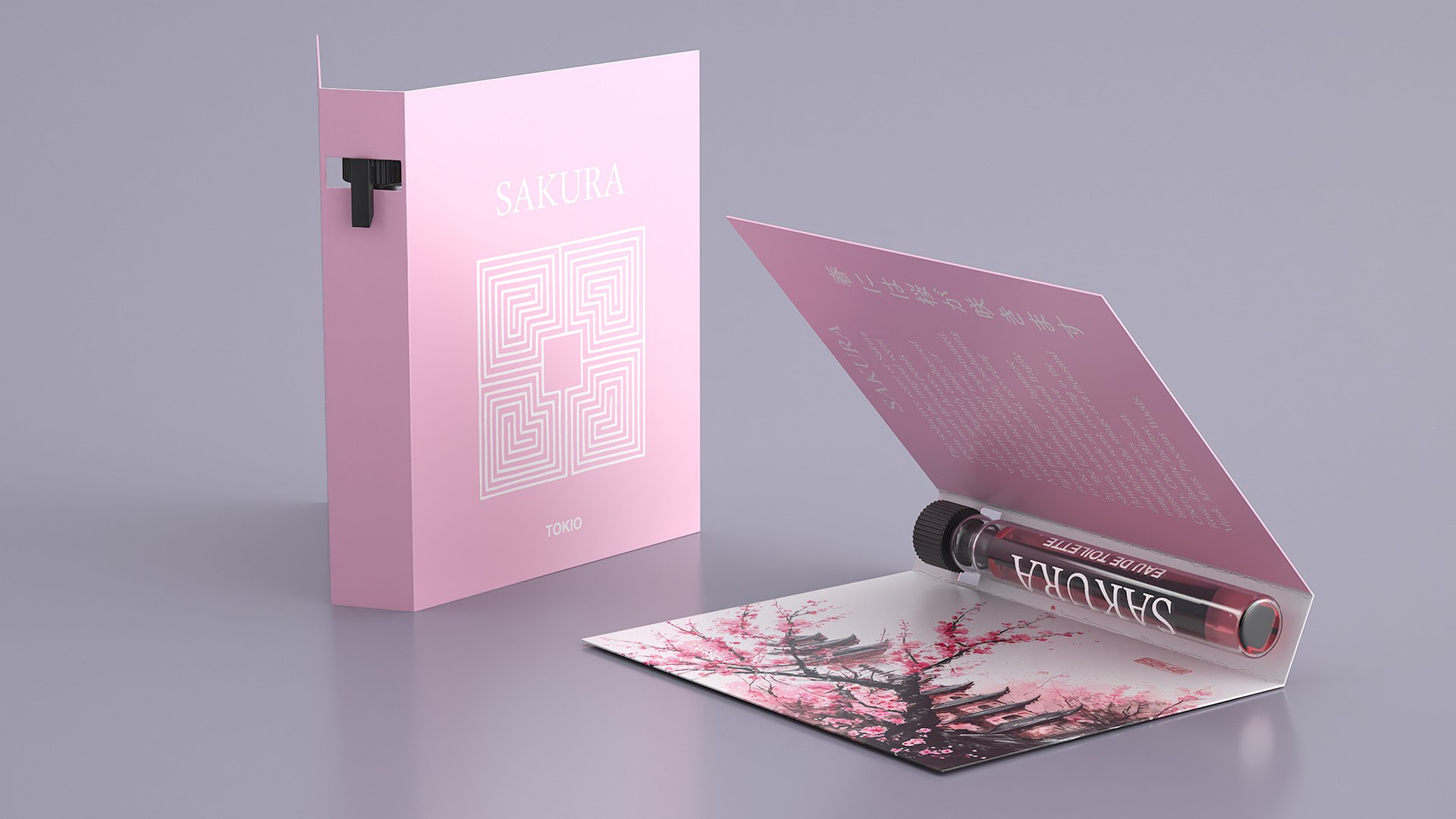 Sakura Perfume Sample Package Model - TurboSquid 2385141