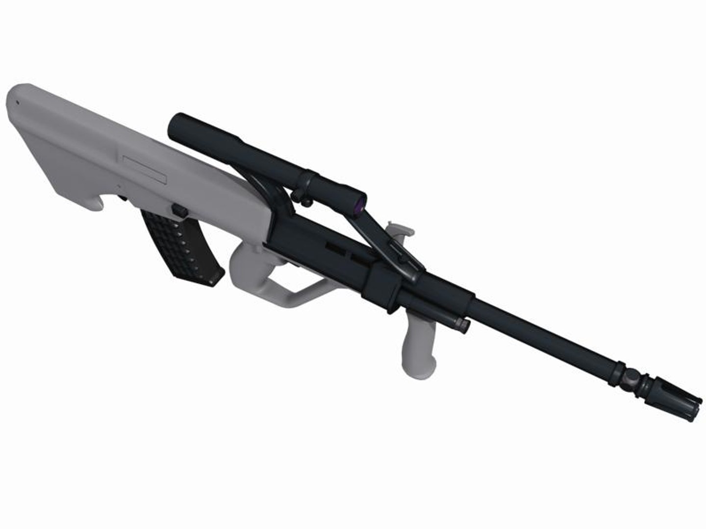 Aug Rifles 3d Model