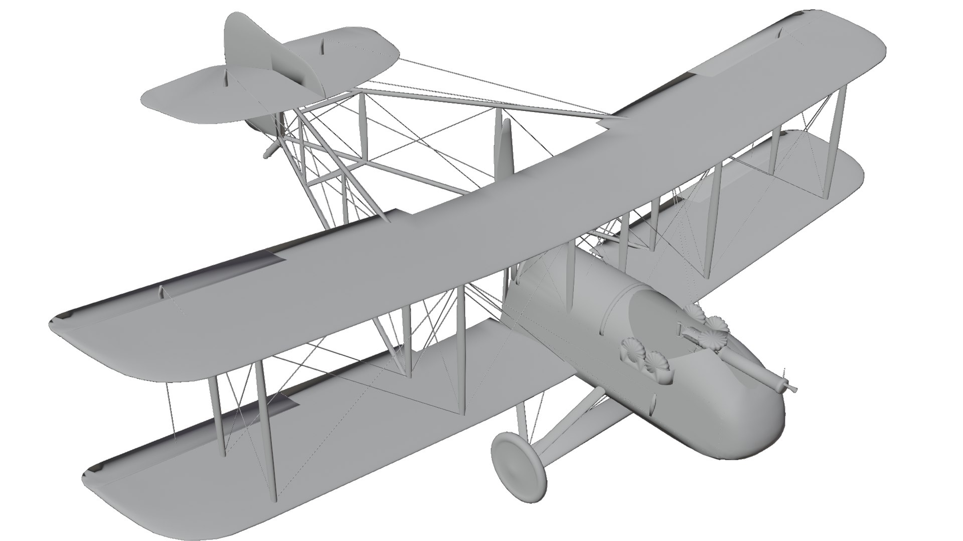 Airco-DH2 3D - TurboSquid 2100839