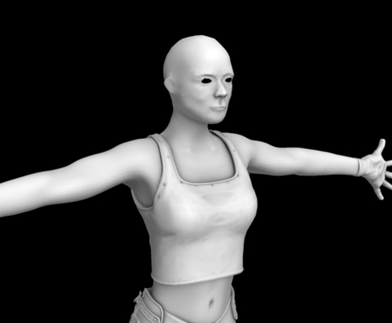 3ds Max Hiper Modern Woman