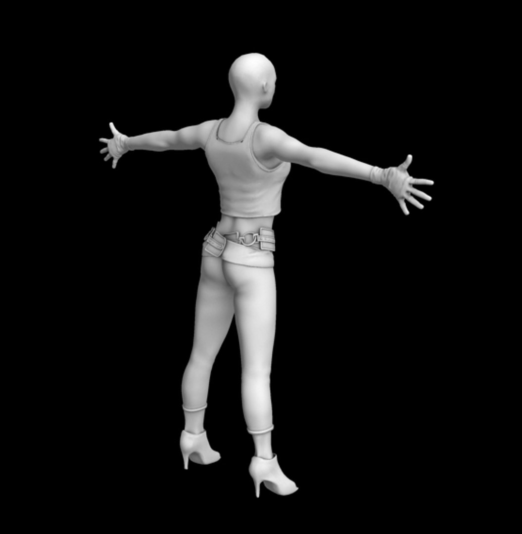 3ds Max Hiper Modern Woman