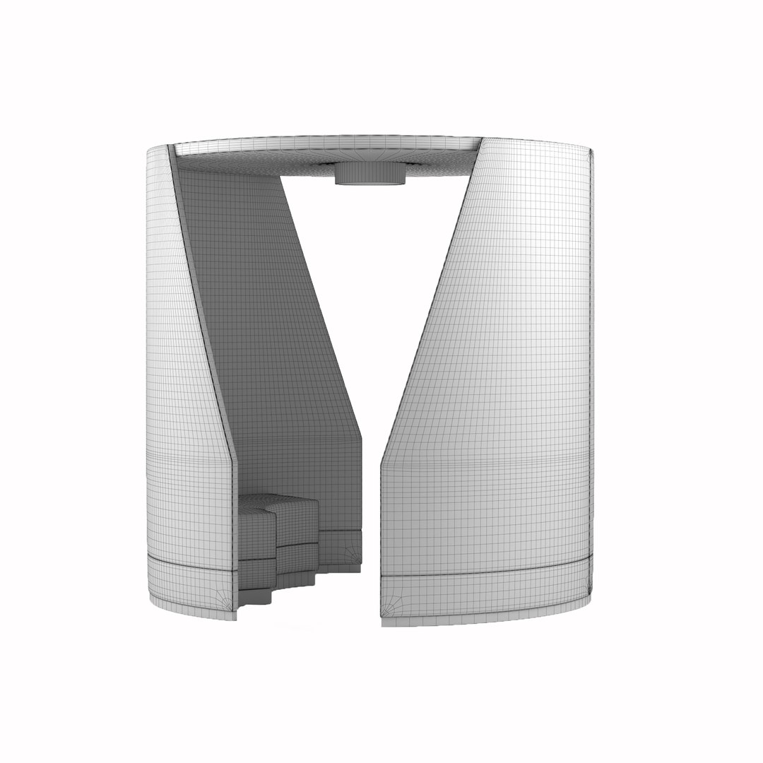 Brick Modular Circle Seating 3D Model - TurboSquid 1812885