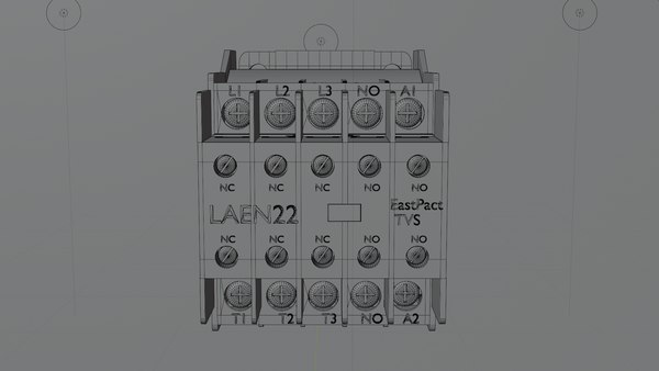 Siemens Contactor 3D model - TurboSquid 1922796