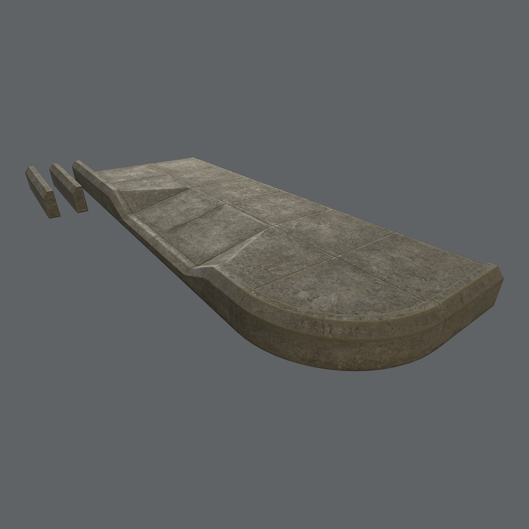 Set sidewalk 3D model - TurboSquid 1316354