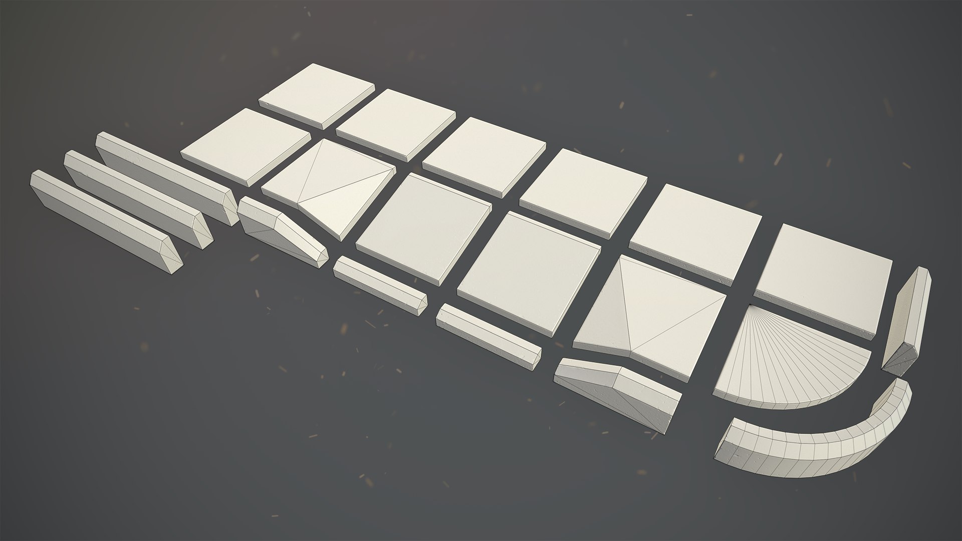 Set Sidewalk 3D Model - TurboSquid 1316354