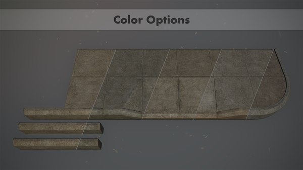 Set sidewalk 3D model - TurboSquid 1316354
