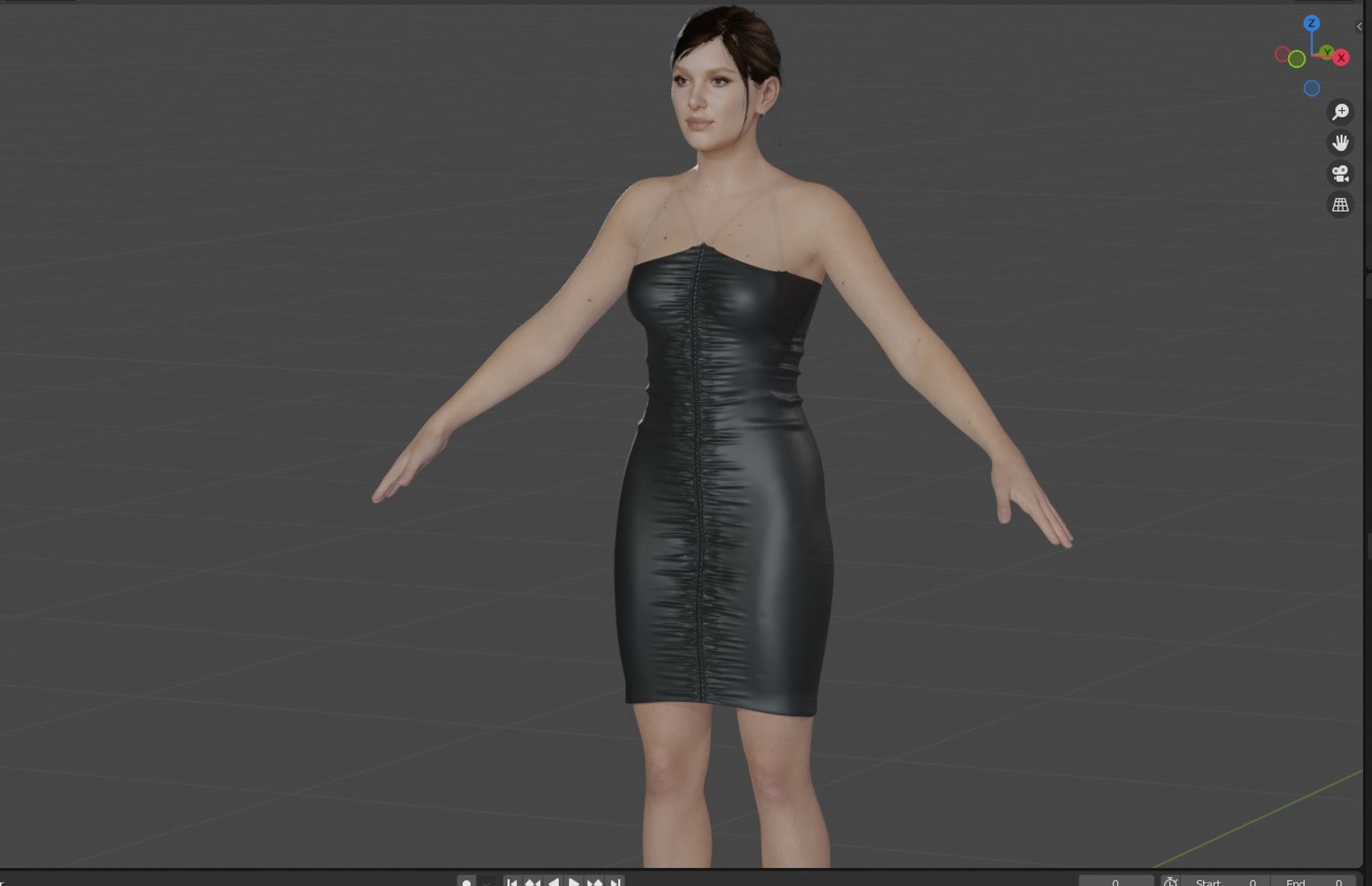 3D Millie Bobby Brown Model - TurboSquid 2383948
