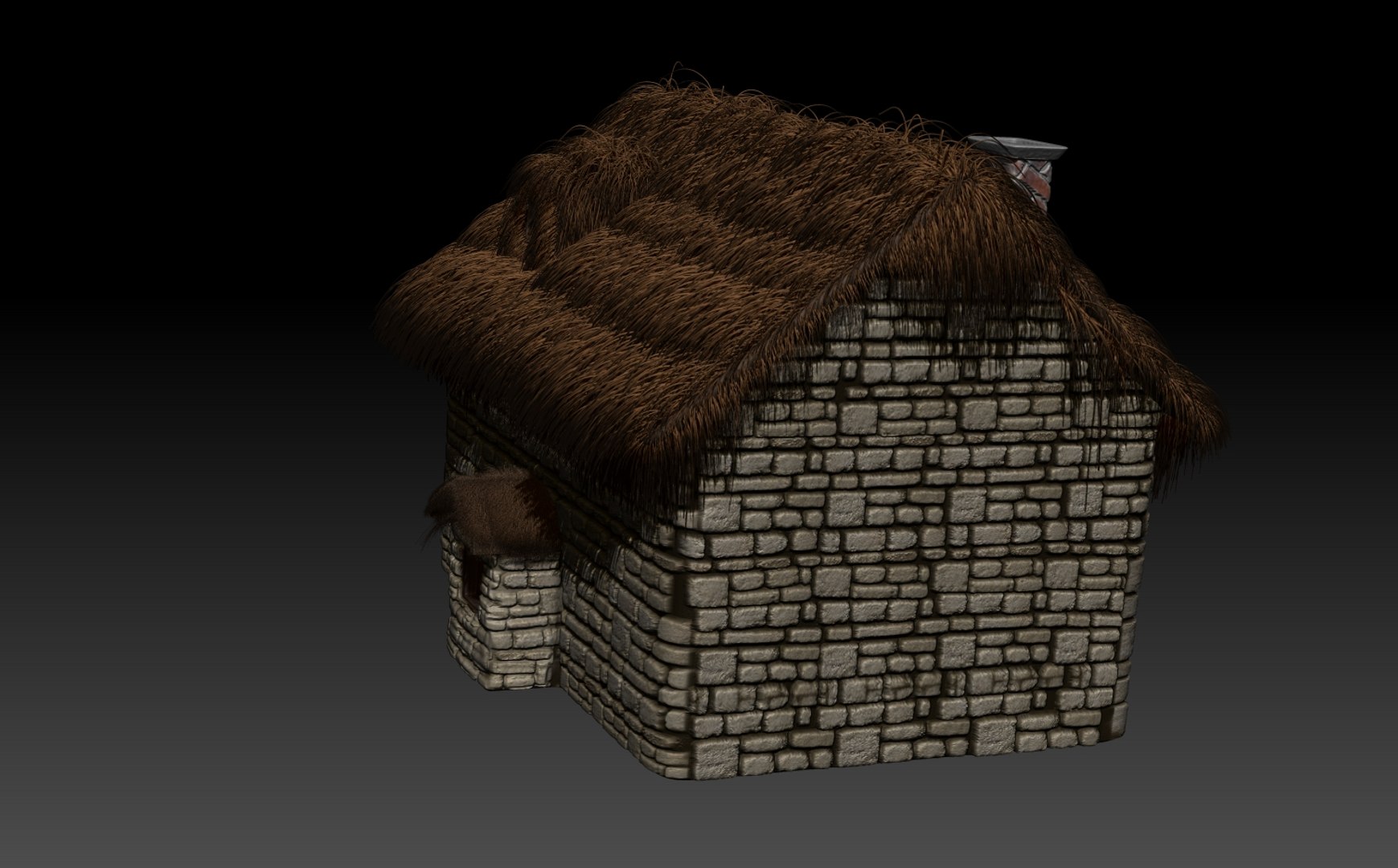 Zbrush House 3d Model