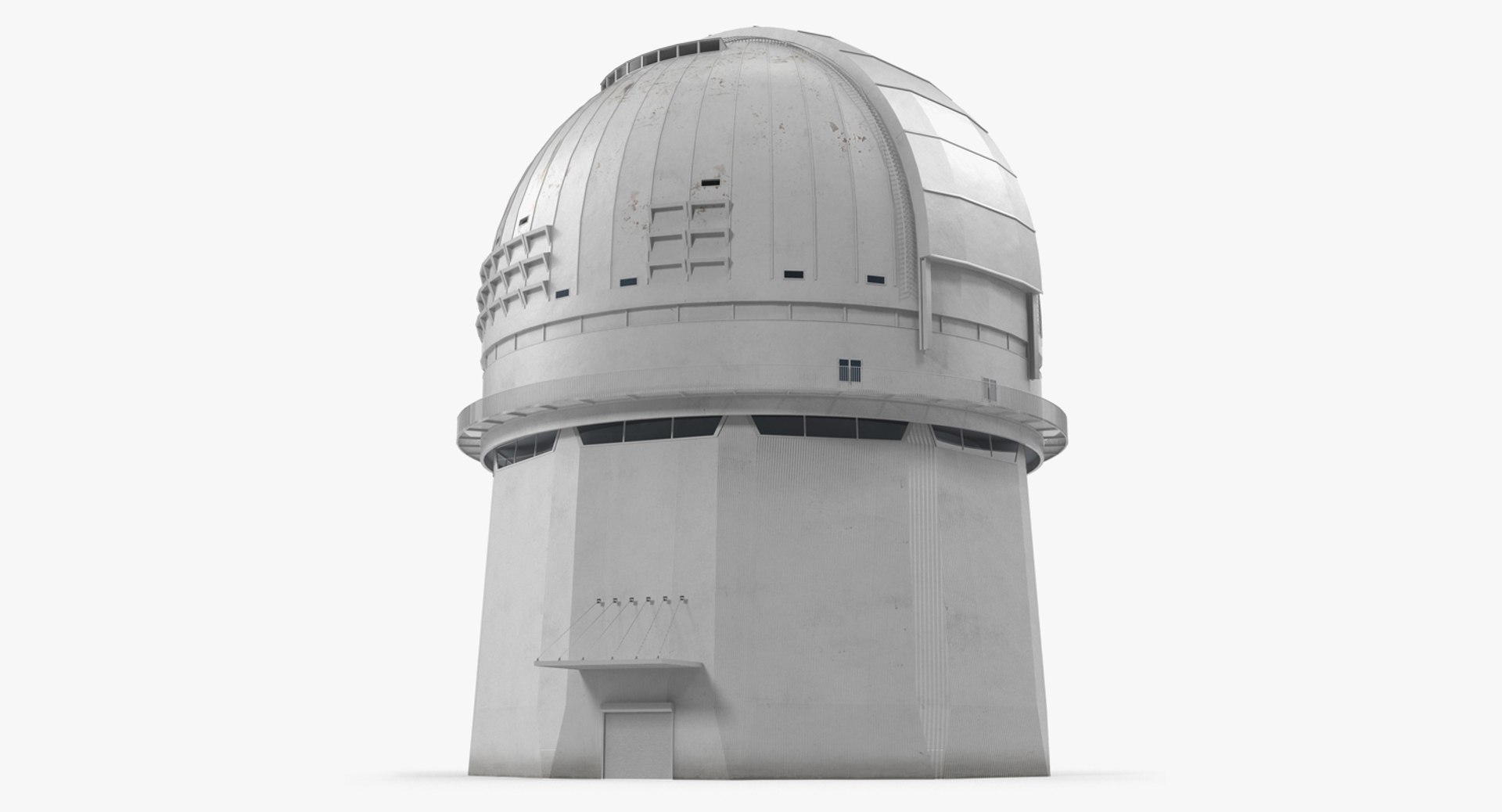 Observatory building rigged model - TurboSquid 1294446